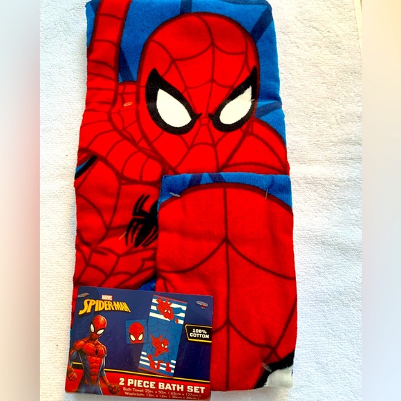 Marvel | Bath, Skin & Hair | Marvel Spiderman Bath Towel Set | Poshmark